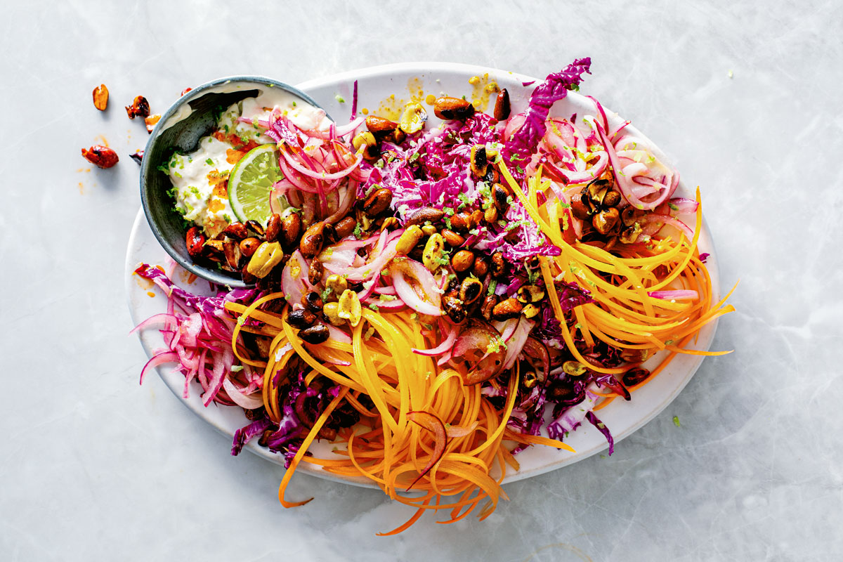 Red cabbage slaw with lime mayo recipe | Woolworths TASTE