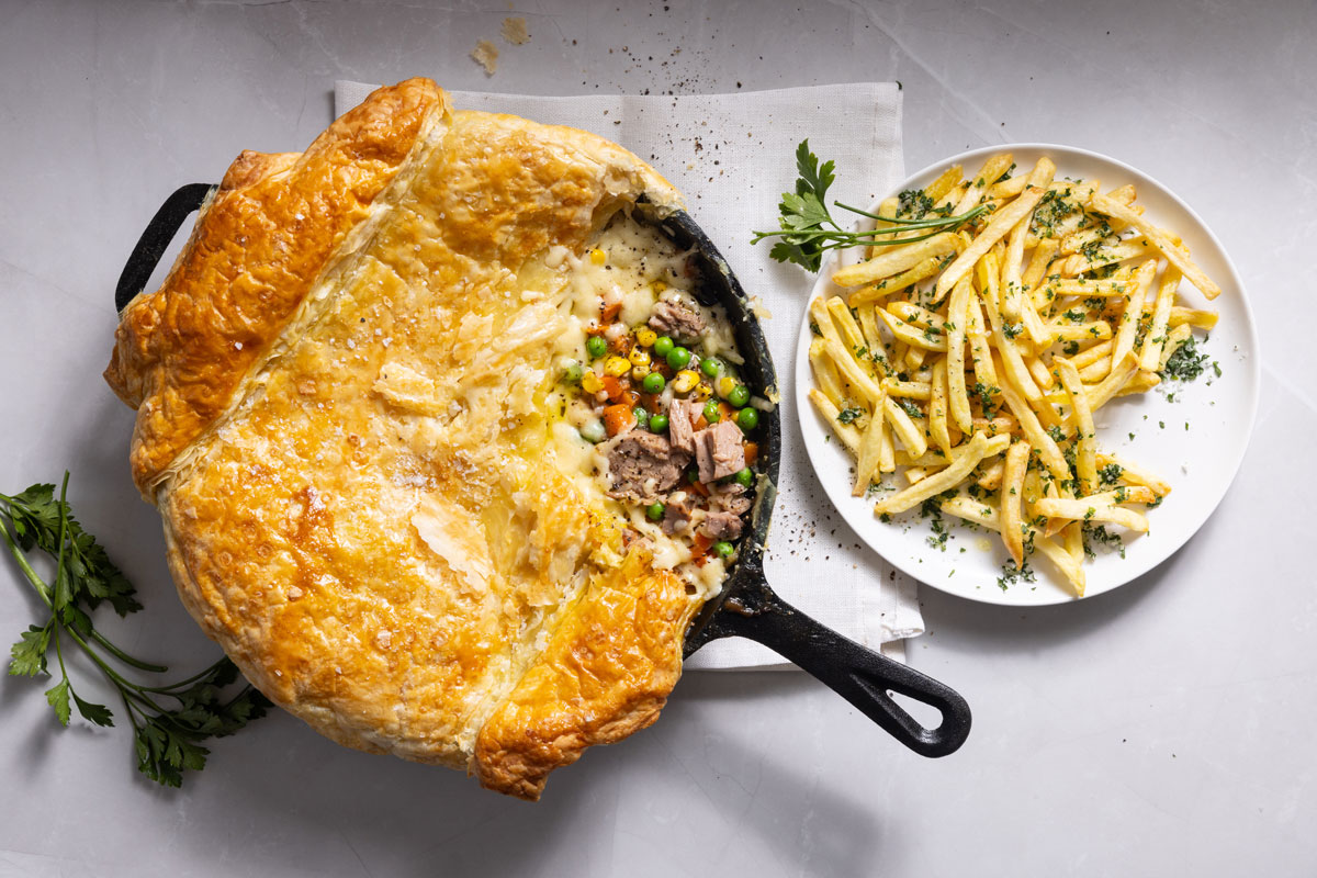 Jason Lilley's tuna pot pie recipe | Woolworths TASTE