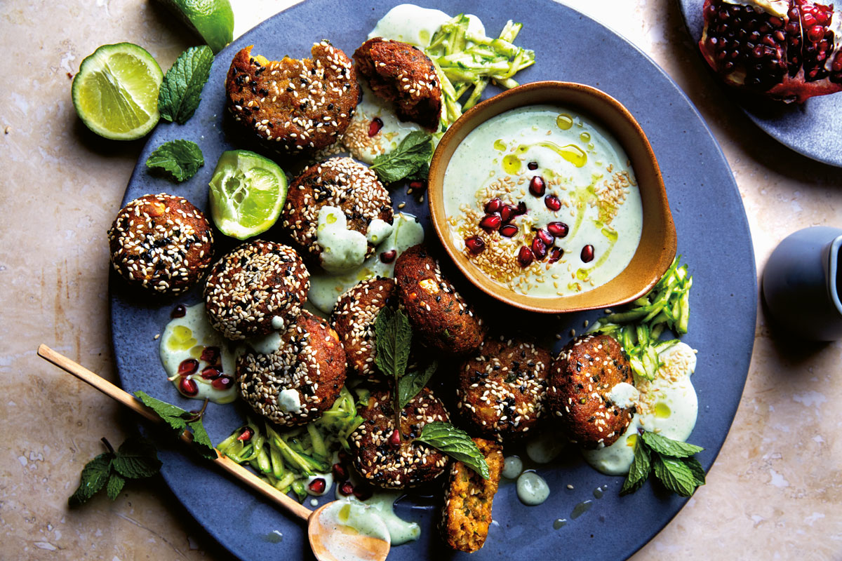 Baby marrow falafel | Woolworths TASTE