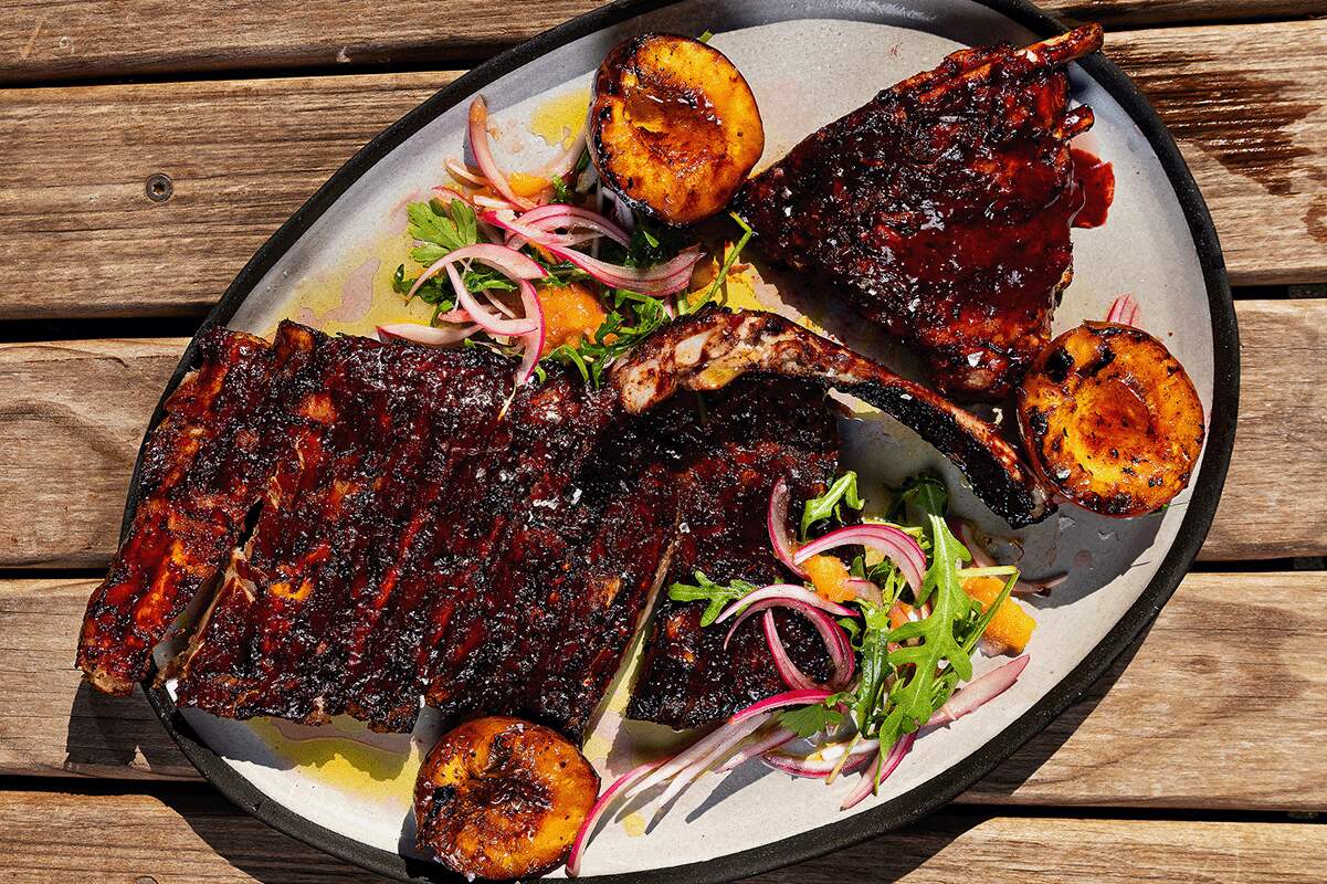 Cherry-and-ginger bbq spareribs | Woolworths TASTE