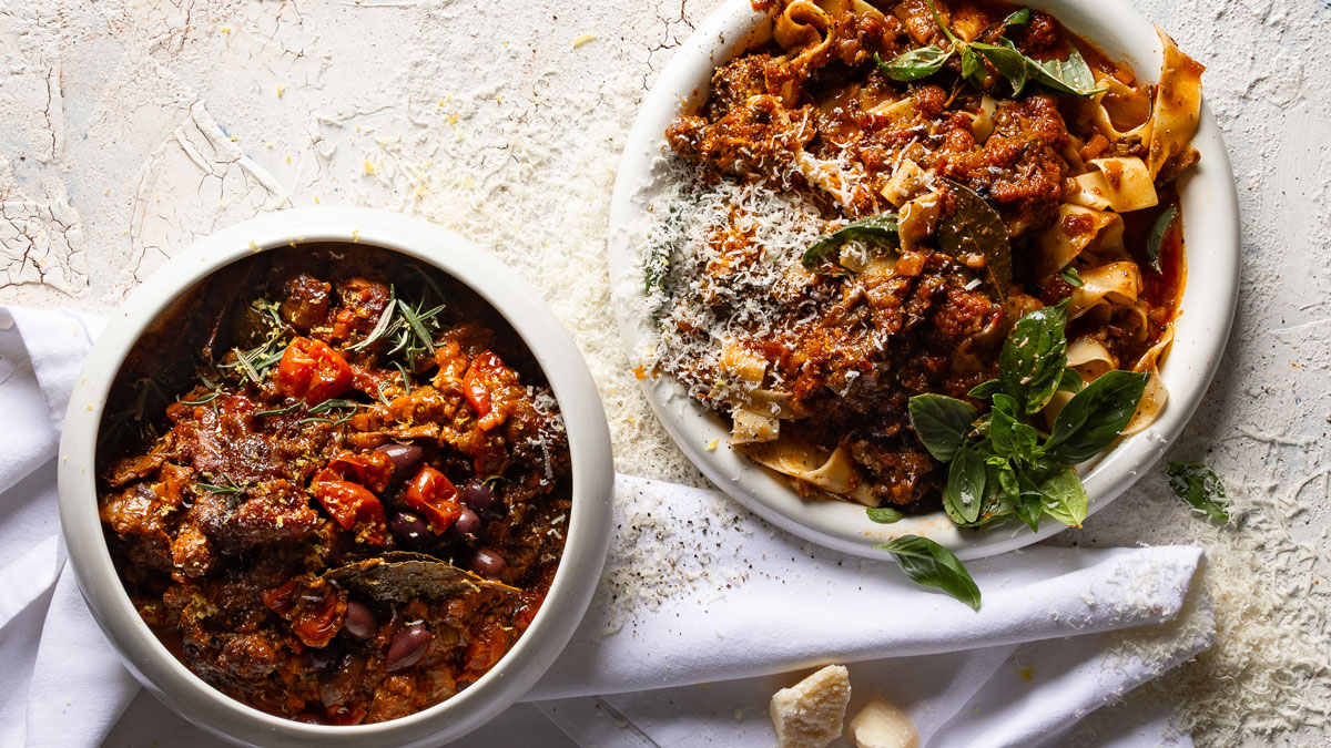 Oxtail ragù with pappardelle | Woolworths TASTE