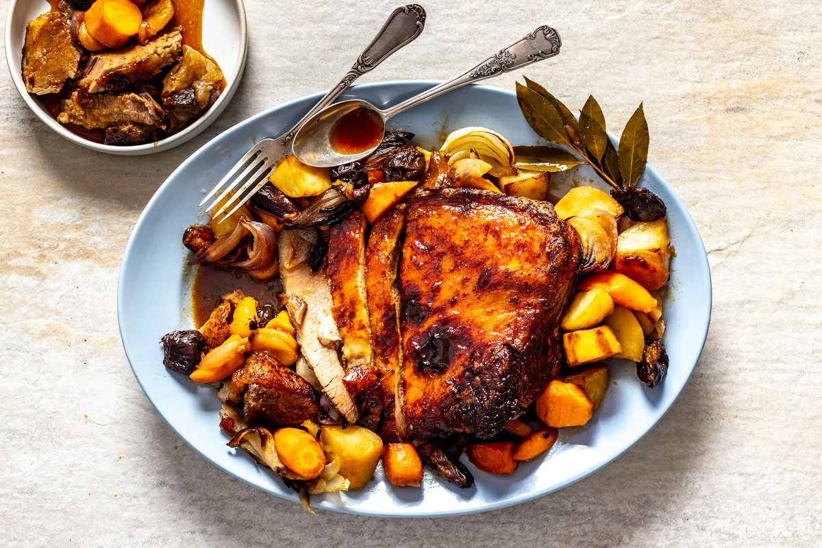 Aunty Sarah’s flaumen (prune) tzimmes | Woolworths TASTE