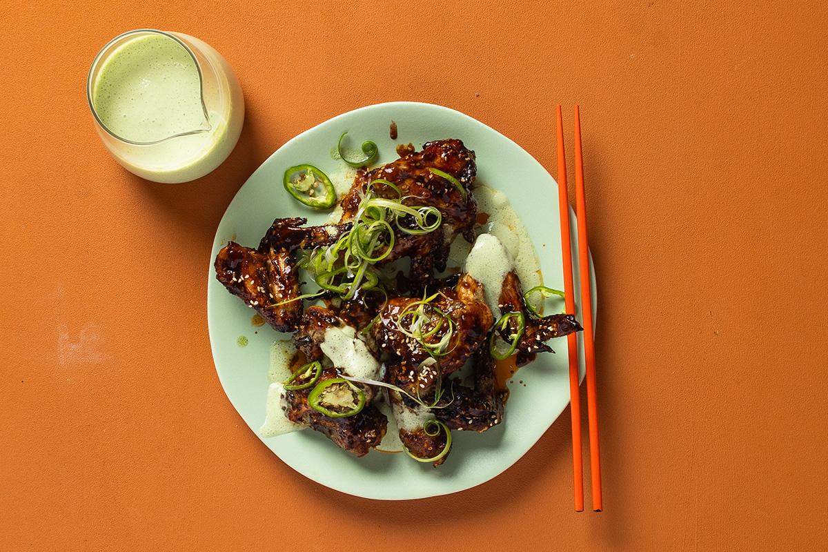 Sticky miso chicken wings | Woolworths TASTE