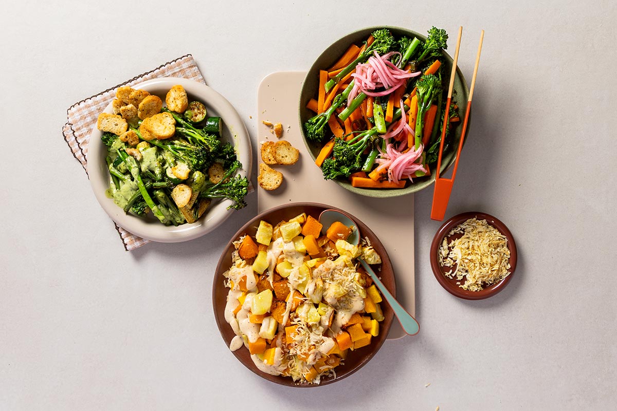 3 easy veggie sides in less than 10 minutes | Woolworths TASTE